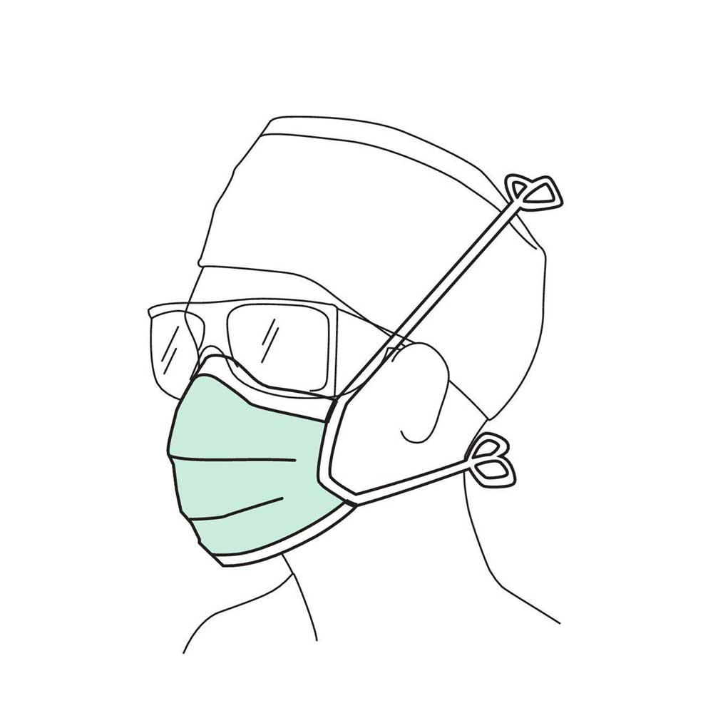HALYARD Anti-Fog Surgical Mask - 300 pcs – GekaHealthcare